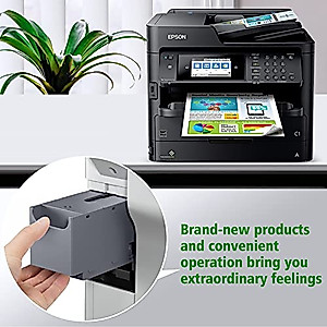 Xcinkjet T6715 T6716 Ink Maintenance Box Remanufactured for Workforce Pro WF-4730 WF-4740 WF-4734 WF-4830 WF-4820 WF-4720 WF-4834 WF-3820 ET-8700 WF-C5790 WF-C5710 Printer