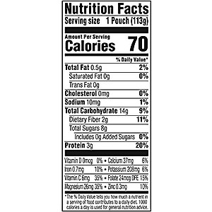 Plum Organics Mighty Food Group Blend Organic Baby Food Meals [12+ Months] Strawberry, Banana, Greek Yogurt, Kale, Amaranth & Oat 4 Ounce Pouch (Pack Of 6) Packaging May Vary