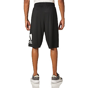 adidas Men's Basketball Crazylight Shorts, Black/White, Small