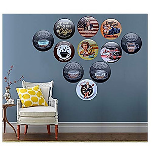 Retro Collection Metal Tin sign Round-Houston Astros-Wall decoration 30cm diameter poster home bar restaurant garage cafe art metal sign gift