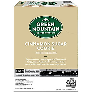 Green Mountain Coffee Roasters Cinnamon Sugar Cookie, 24 Count (Pack of 1)