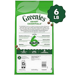 Greenies Smart Essentials Adult High Protein Dry Dog Food Real Chicken & Rice Recipe, 6 lb. Bag
