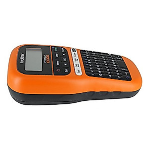 Brother PT-E105 P-Touch Edge Handheld Industrial Label Maker with Interactive Menu and Automatic Lamination (AAA Batteries Not Included)
