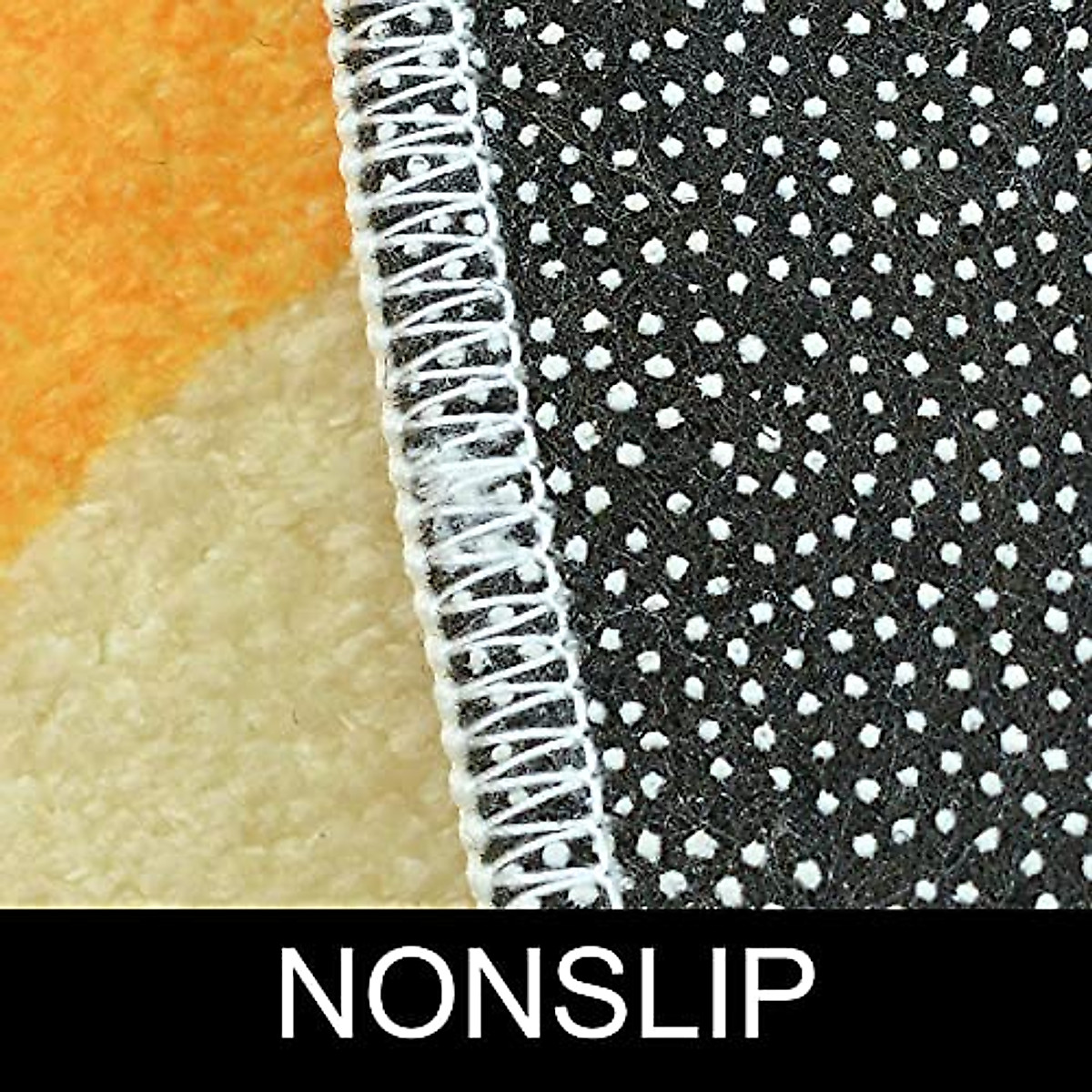 ABREEZE Faux Wool Kids Play Mat 4ft,Animal Round Area Rug Kids Nursery Door Mat Soft Plush Non-Slip Childrens Carpet for Bedroom Living Room Kids Playroom,Lion