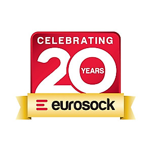 Eurosock unisex adult Silver Supreme skiing socks, Deep Black, Medium US