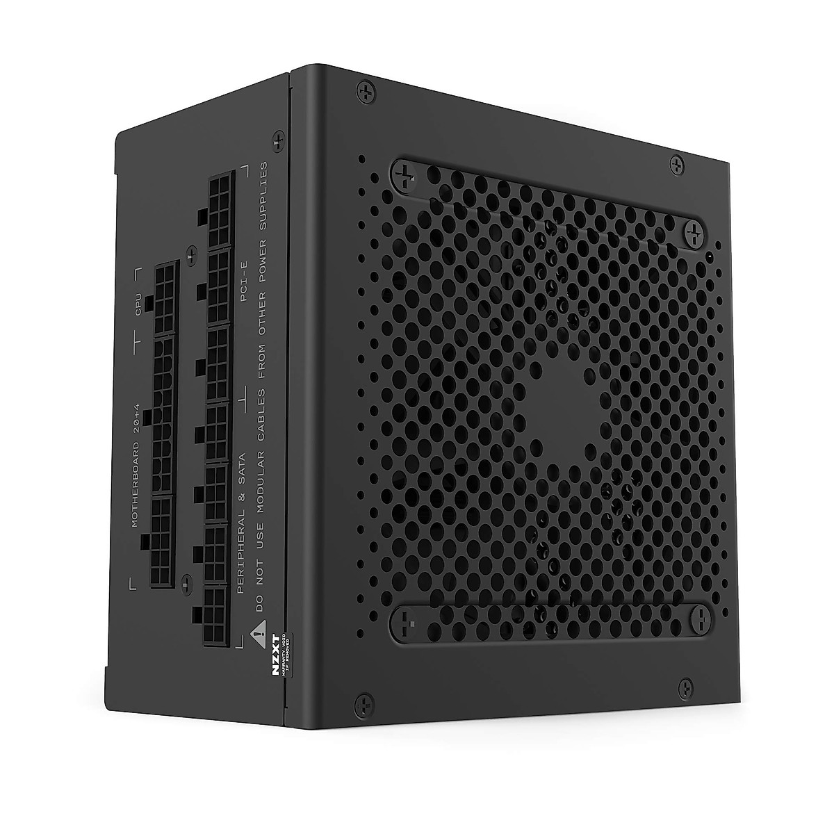 NZXT C650 - NP-C650M - 650 Watt PSU - 80+ Gold Certified - Hybrid Silent Fan Control - Fluid Dynamic Bearings - Modular Design - Sleeved Cables - ATX Gaming Power Supply - 2020