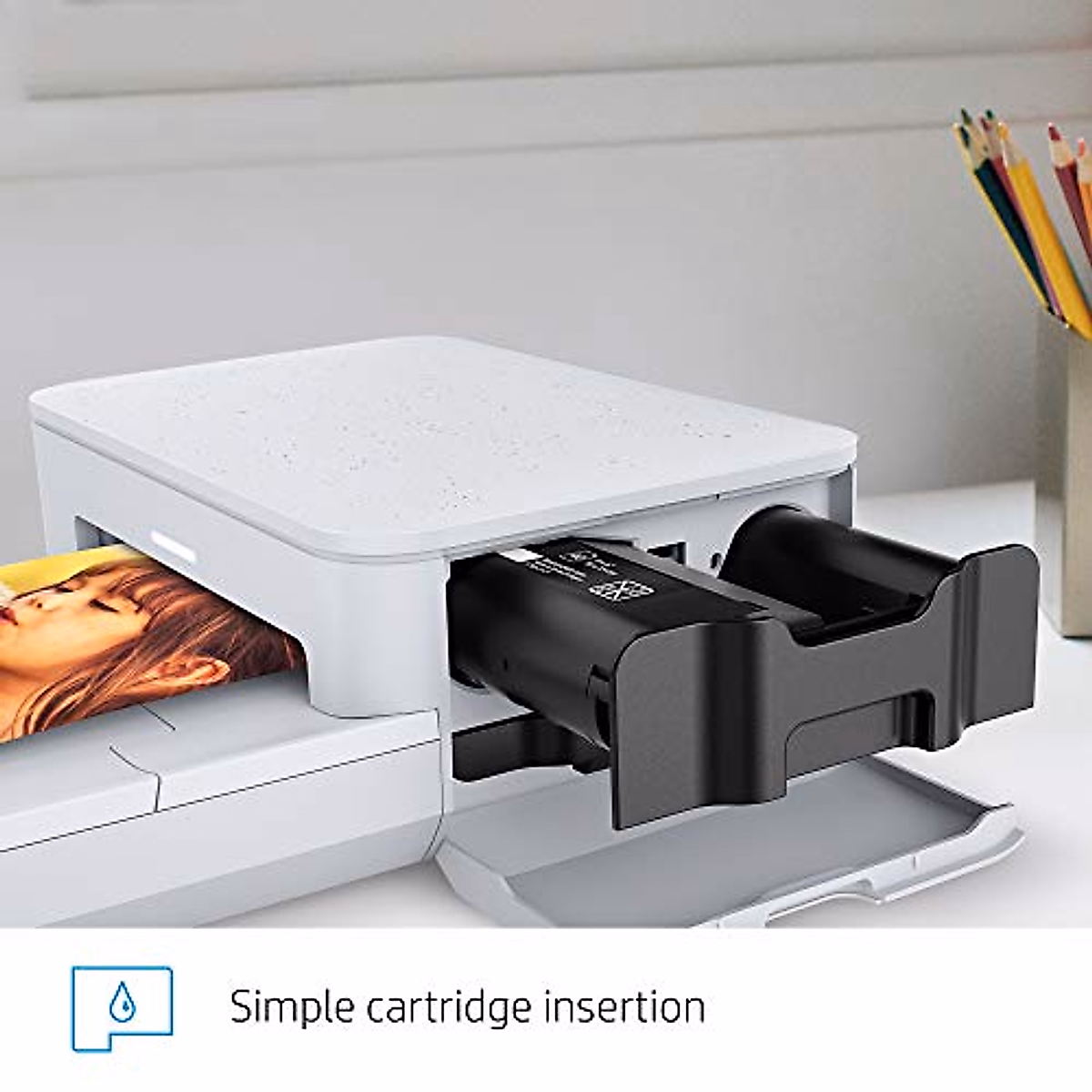 HP Sprocket Studio 4x6 Photo Paper & Cartridges (80 Sheets - 2 Cartridges) Compatible ONLY with HP Studio Printer.