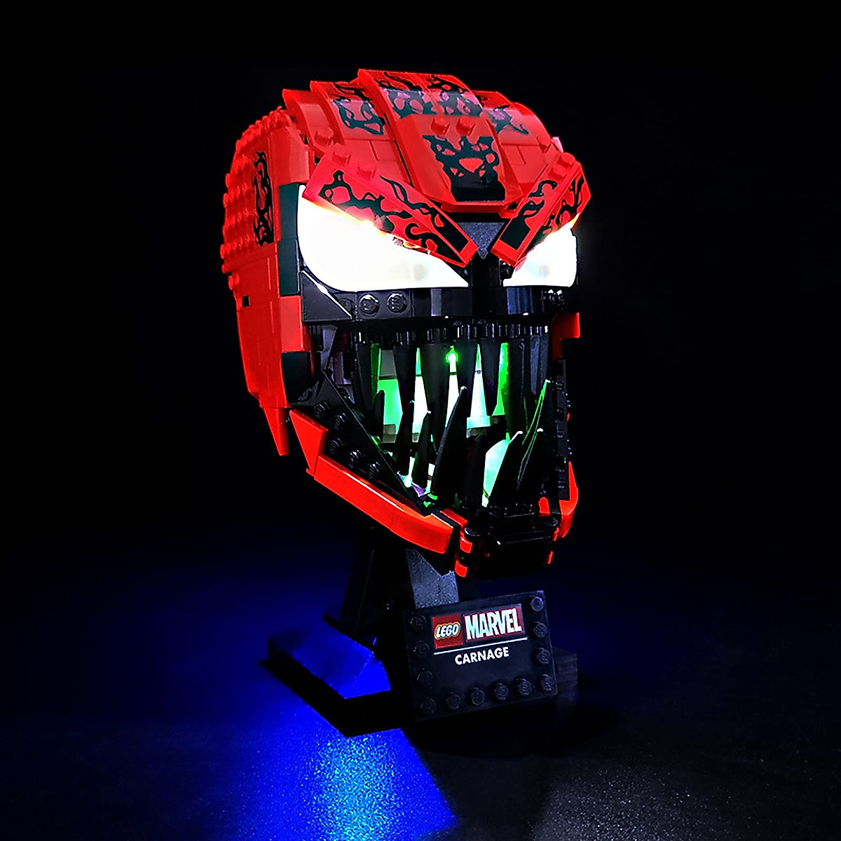 FRIFUN LED Light Set Compatible with Lego Carnage 76199 Building Model (NOT Included The Model Sets)