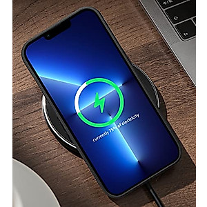 SunRemex Logo Visible for iPhone 13 Pro Max Case with Tempered Glass Screen Protector, Non-Slip Grip Vegan Leather Classic Luxury Elegant Thin Cover for iPhone 13 Pro Max (6.7") (Red)