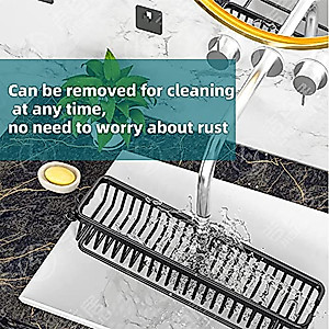 Shower Caddy Adhesive Shower Shelves, Self Adhesive Shower Shelves Shower Wall Caddy ,with Hooks and Wall Mounted Shower Shelves, Bathroom Storage 2 Pack Rustproof and for Bathroom, Kitchen, Dorm