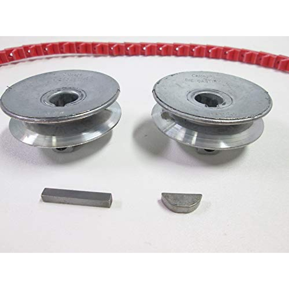 Craftsman Table Saw Belt & Pulley Kit with 2 1/2" Pulleys, Keys, & Fenner PowerTwist