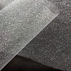 levylisa Glitter Silver Shimmer Tulle Roll 6" x 25 Yard- Silver Tulle Spool-Tulle Fabric-Tutu Tulle-Silver Wedding Tulle