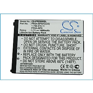 Tingen 1400mAh Battery Replacement for Portable Reader PRS-900 Ready Daily Edition PRS-900 Portable Reader PRS-900BC PRS-900BC 1-756-915-11 PRSA-BP9 PRSA-BP9//C(U3) (3.7V)