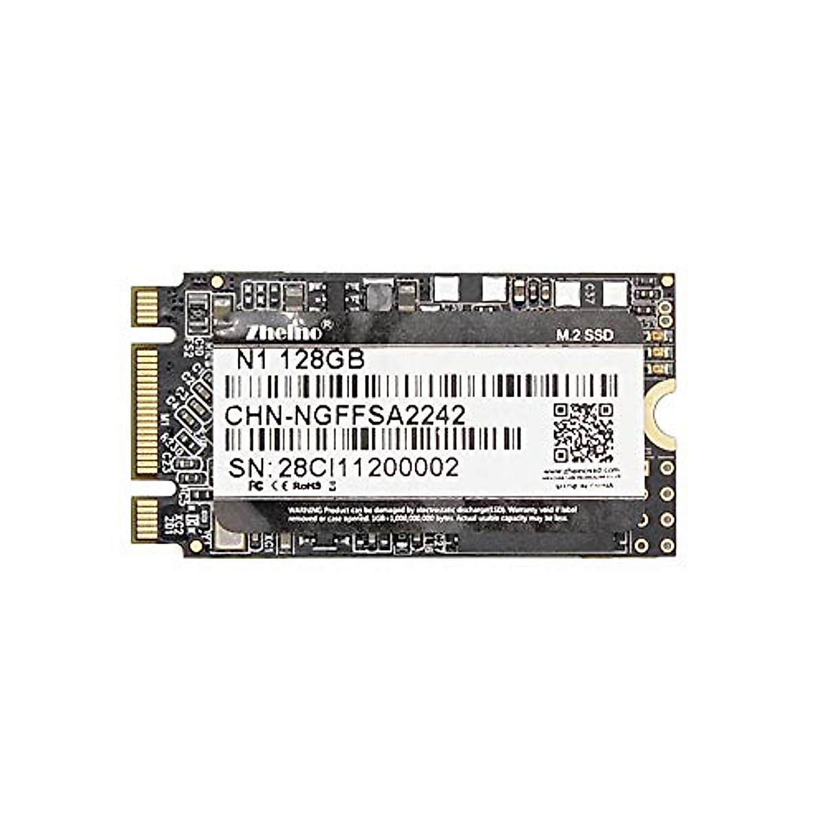 Zheino SATA III M.2 2242 128GB SSD NGFF Internal 3D Nand Solid State Drive for Ultrabooks and Tablets
