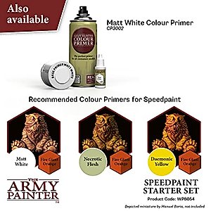 The Army Painter Speedpaint Starter Set - 10x18ml Speed Model Paint Kit Pre Loaded with Mixing Balls and 1 Brush- Base, Shadow and Highlight in One Miniature and Model Paint Set for Plastic Models