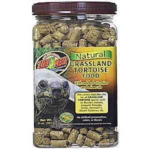 Zoo Med Natural Tortoise Food, 35-Ounce, Grassland