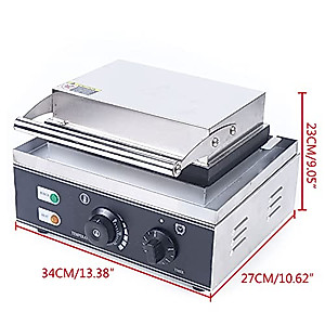 Commercial Non-Stick Waffle Donut Machine Plum Flower 5 Holes Double-Sided 1500W Electric Doughnut Maker For Baking Delicious Donuts