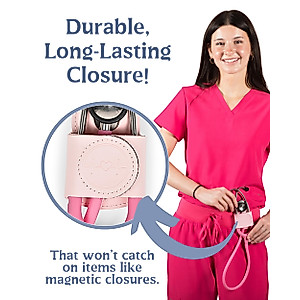 Stethoscope Holder with Cute Pink & Hygienic Design | Stethoscope Holder Hip Clip in Gift Box | Stethoscope Accessories | Stethoscope Clip w Durable Adhesive | Stethoscope Holster | Nurse Accessories