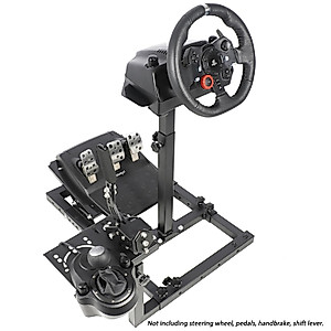 Anman G29 Racing Wheel Stand Fit for Logitech G920 G923 G27,Thrustmaster T150 T248 T300RS TMX,Fanatec Driving Simulator Cockpit Gravity Upgrade,Steering Wheel Pedal Seat Not Included