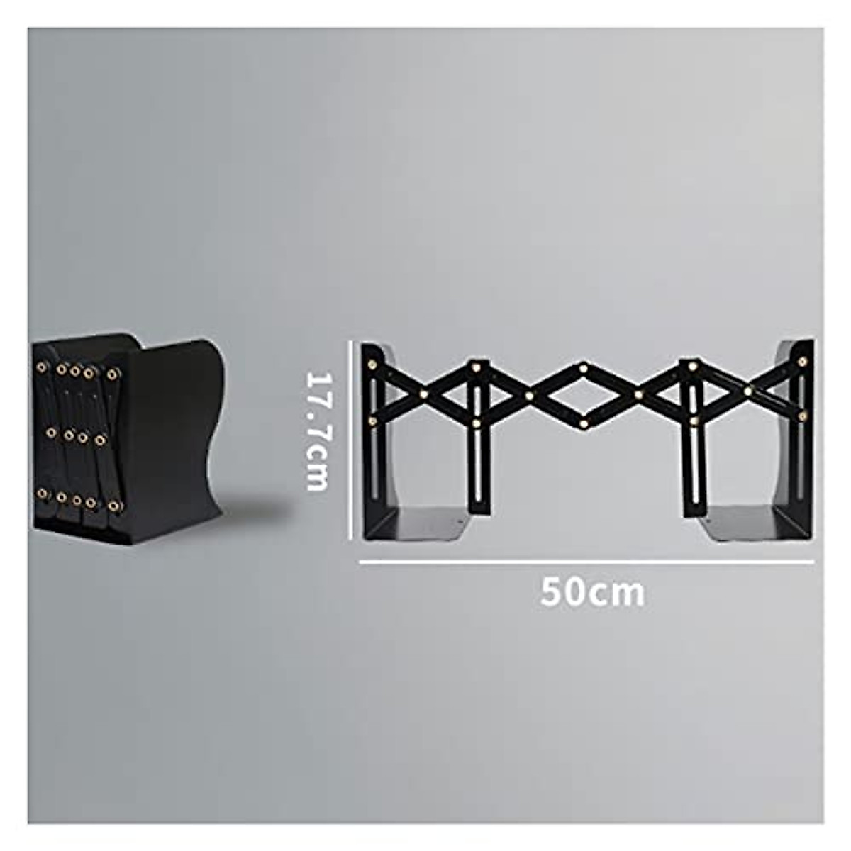 Bookends Extension Adjustable Metal Bookends Heavy Duty Book Desktop File Folder Retractable Stand Bookshelf Rack Holder Bookend bookends