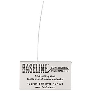 Baseline 12-1671-40 Tactile Monofilament, LEAP Program, Disposable, 5.07 to 10 gram (Pack of 40)