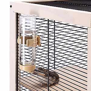 Ferplast HAMSTERVILLE Hamster Habitat Cage, Sturdy Wooden Structure, Black