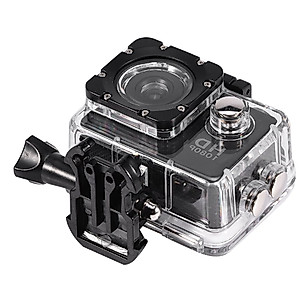 Action Camera 12MP Waterproof 30m Outdoor Sports Video Camera 1080P Full LCD Mini Camcorder with 900mAh Rechargeable Batteries and Mounting Accessories Kits(Black,)