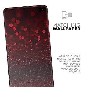 DesignSkinz 50 Shades of Unfocused Red Protective Vinyl Decal Wrap Skin Cover Compatible with The Samsung Galaxy S20 (Screen Trim & Back Glass Skin)