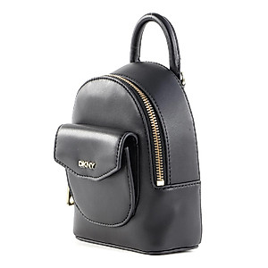 DKNY Miranda Backpack Crossbody Black/Gold One Size