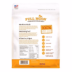 Full Moon Chicken Jerky Healthy All Natural Dog Treats Human Grade Made in USA Grain Free 24 oz
