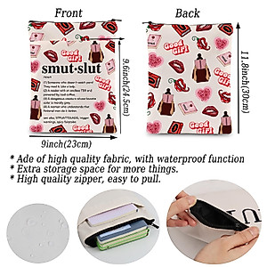 ENSIANTH Smut Slut Romance Book Lover Gift Spicy Romance Book Sleeve Smut Slut Bookish Gift Adult Literature Gift (Smut Slut BS)