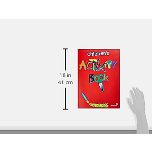 Silvine Activity Book, 420 x 297mm, Red