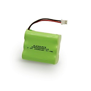 GLESOURCE 7.2V Battery Compatible for 2gig BATT1X BATT2X BATT1 GC2 2GIG-CNTRL2 2GIG-CP2 GCKIT311 Go Control Panel Security System Alarm 6MR2600AAY4Z 10-000009-001 2600mAh