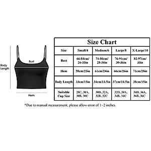 sportsnew Women Yoga Tank Tops Padded Sports Bra Workout Fitness Running Crop Top Black, Small