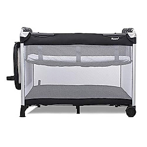 Joovy Room Twin Nursery Center with Bassinet, -Playard Sold Separately, 1 Count (Pack of 1)
