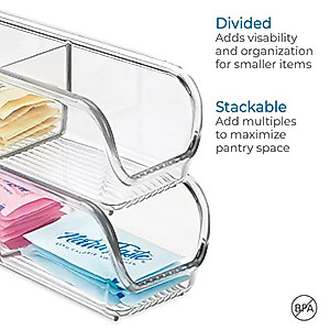 iDesign Linus Tea Place Cabinet Organizer, 6 Section