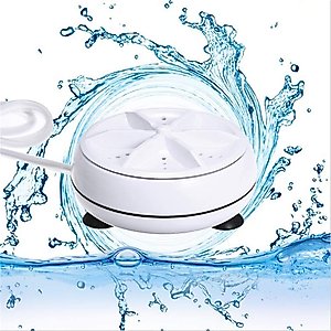 Pathak Mini Washing Machine Portable Ultrasonic Turbine Washer,Portable Washing Machine with USB and Speed Control for Travel Business Trip or College Rooms (New Model)