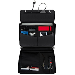 Lencca Axis 15 Hybrid Compact Slim Sling Shoulder Bag Briefcase for HP 15z, EliteBook, Envy, Mobile Thin Client, Omen 15t, ProBook, Spectre x360, ZBook Series 14 15.6 Laptop