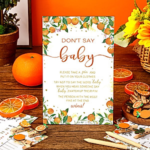 Patelai 321 Pcs Baby Shower Games Supplies, 5 Sets (50 Cards Each) Activities Cards with 20 Pencils 1 Don't Say Baby Sign 50 Clothespin(Litttle Cutie)