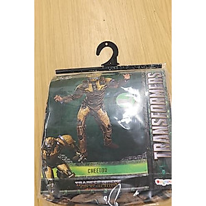 Disguise Cheetor Transformers Costume for Kids, Official Transformers Rise of the Beasts Muscle Padded Costume and Mask, Size (7-8)