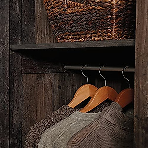 Sauder Miscellaneous Storage Wardrobe, L: 40.0" x W: 19.45" x H: 71.1", Reclaimed Pine Finish