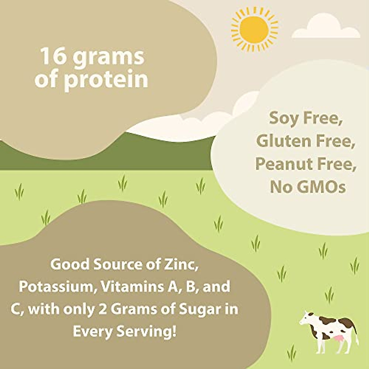 TruHeight Growth Protein Shake Ages 5+ (Vanilla) - Clinically Proven Nutrients, Vitamins, & Minerals for Kids, Teens & Young Adults - Immune Support, Non-GMO, Gluten-Free, Powder Shakes & Snacks