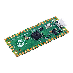 GeeekPi Raspberry Pi Pico Kit Flexible Microcontroller Mini Development Board,Based on The Raspberry Pi RP2040,Dual-Core ARM Cortex M0+ Processor,Running up to 133 MHz, Support C/C++ / Python