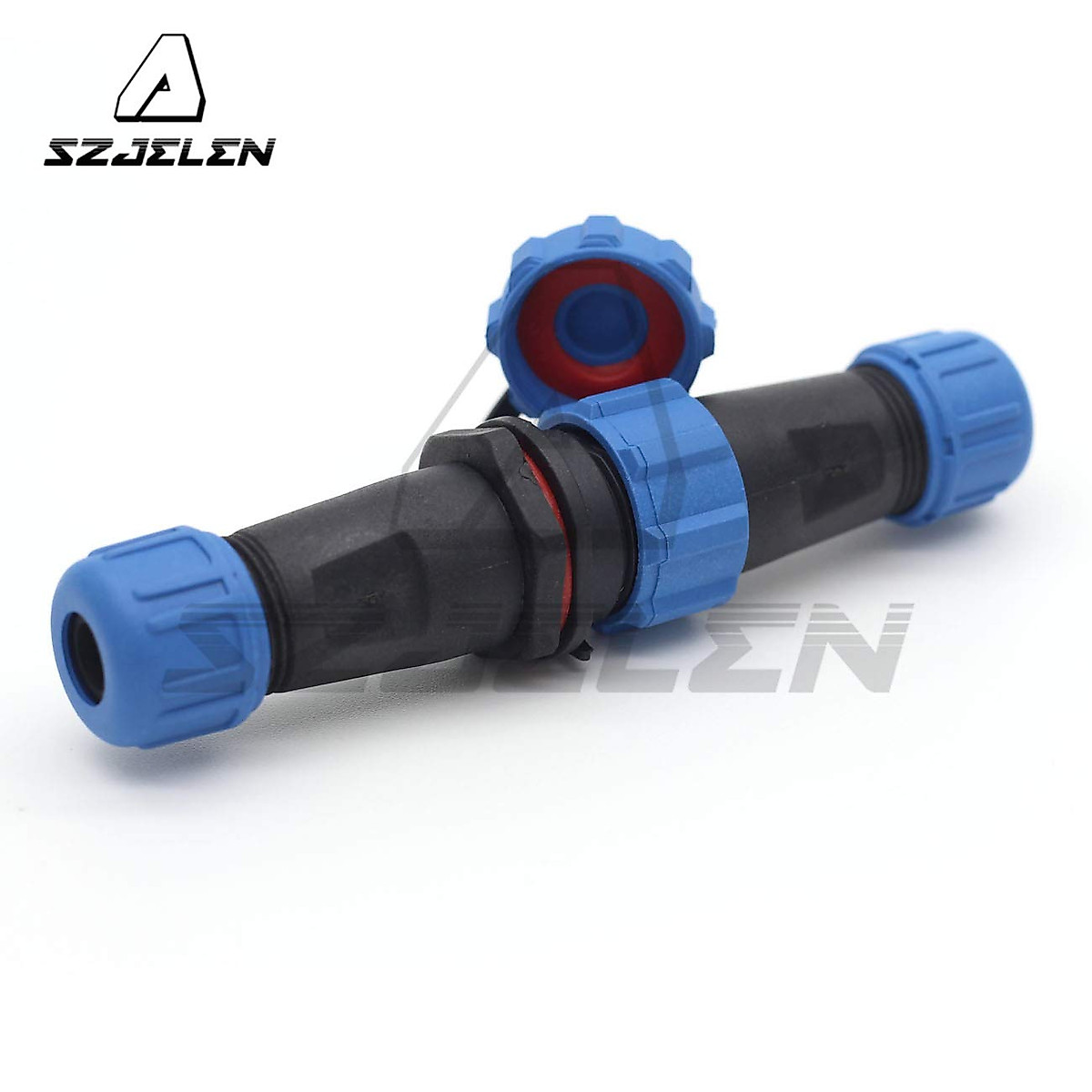 SZJELEN SP13 2pin/3pin/4pin/5pin/6pin/7pin/ 9pin Aviation Cable Connector,IP67 Waterproof Plug Socket,LED Light Equipment Connector (2pin, Pair-Plug(Male)&Socket(Female))