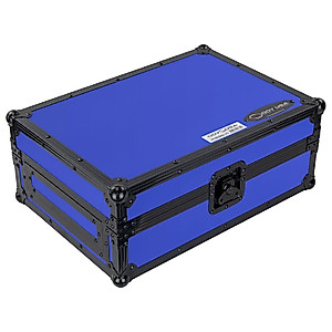 ODYSSEY FR12MIXBKBLUXD Universal 12" Format Extra Deep Black On Blue DJ Mixer Case