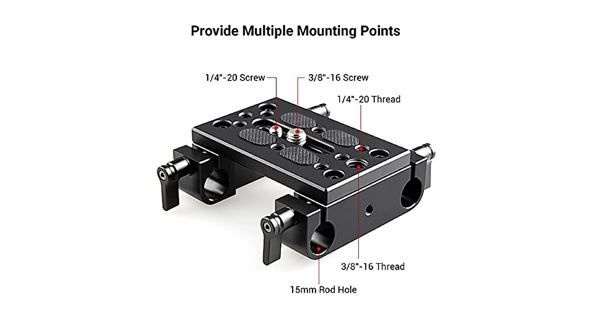 SmallRig Base Plate for DSLR & Video Cameras - 1775