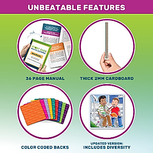 SkillEase Story Cues Skilled Sequencing Cards, Speech Therapy Materials, Social Skills Game, English Language Learners Games, Storytelling Cards, Sentence Building and Picture Cards