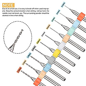60 Pieces Micro Mini Twist Drill Bits Set with Precision Hand Pin Vise Rotary Tools for Wood,Jewelry, Plastic etc