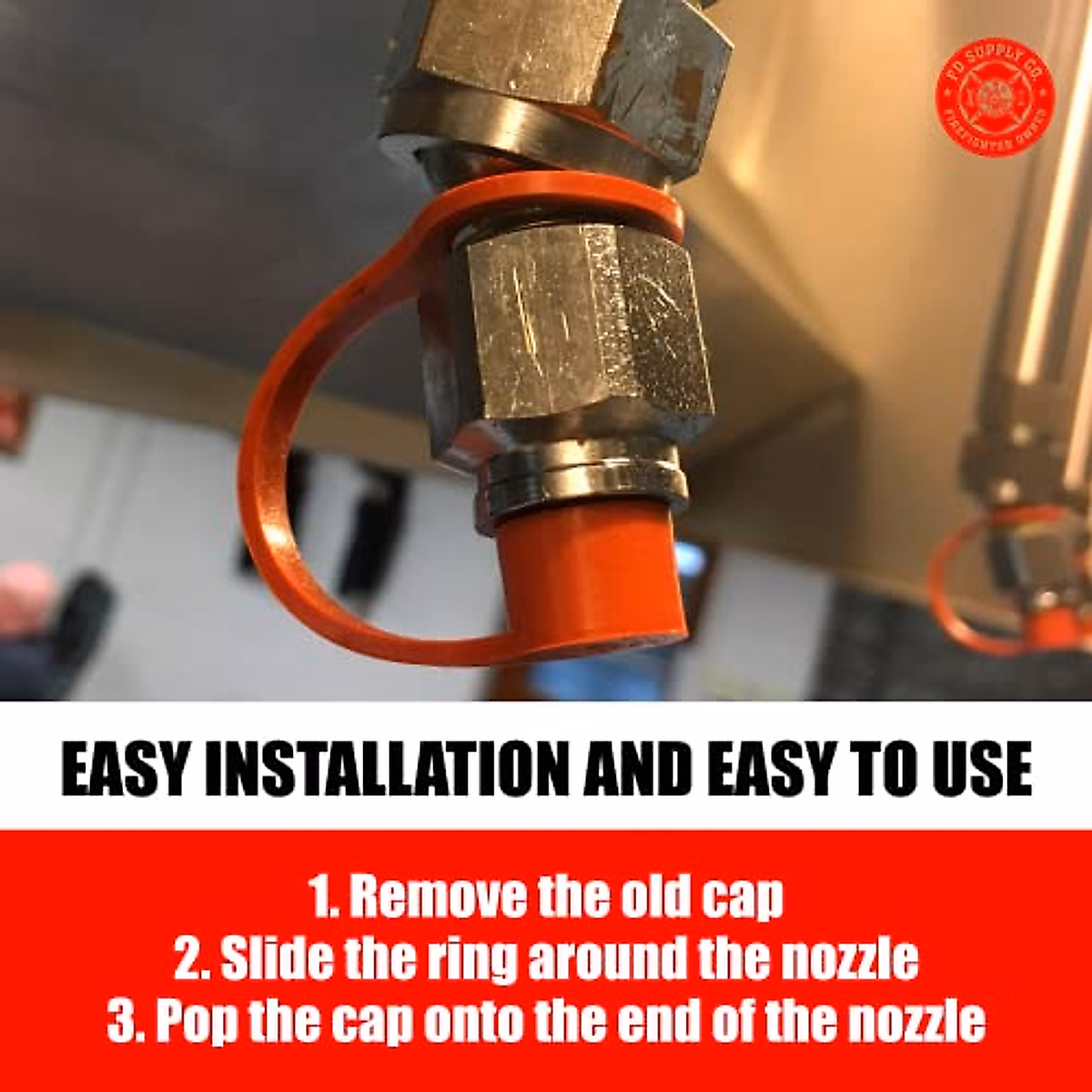 Rubber Blow Off Caps for Ansul R102 and Piranha Industrial Kitchen Suppression Vent A Hood Systems – Fire Suppression Nozzles – Grease Caps Kit (20 Caps)
