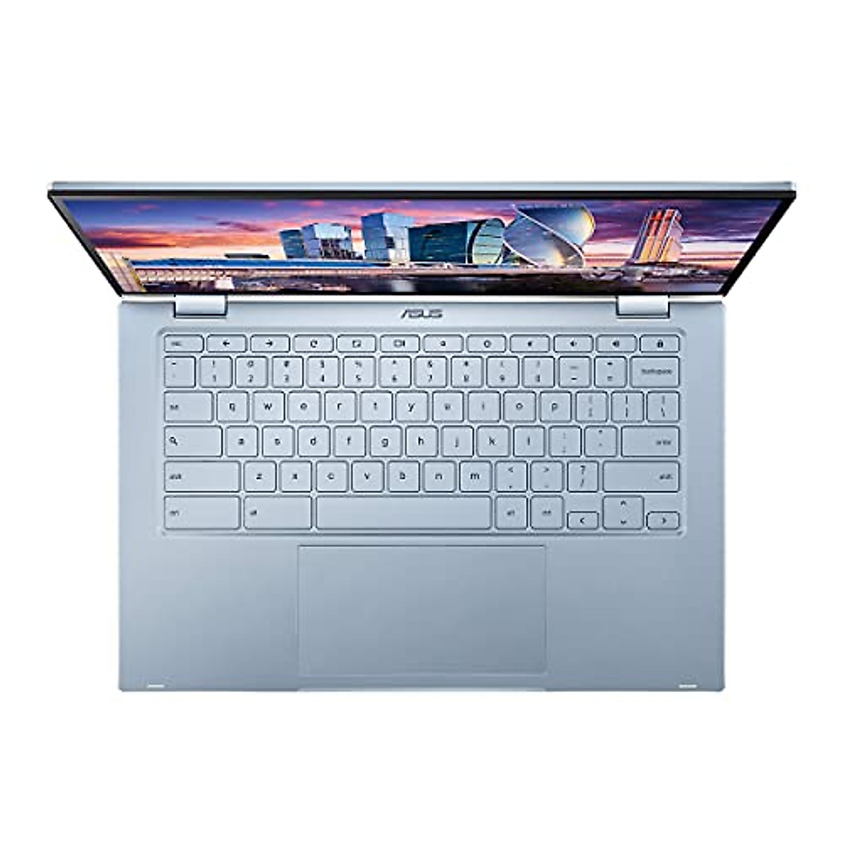 ASUS Chromebook Flip C433 2 in 1 Laptop, 14" Touchscreen FHD NanoEdge Display, Intel Core m3-8100Y Processor, 8GB RAM, 64GB eMMC Storage, Backlit Keyboard, Silver, Chrome OS, C433TA-AS384T (Renewed)